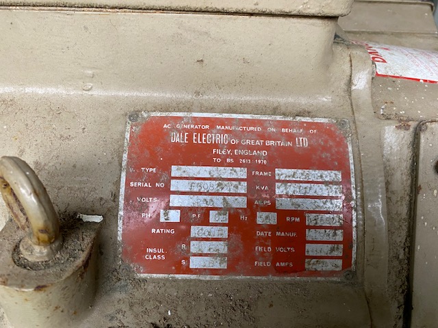 Generator – 20kVA Single Phase – Bredgar & Wormshill Light Railway